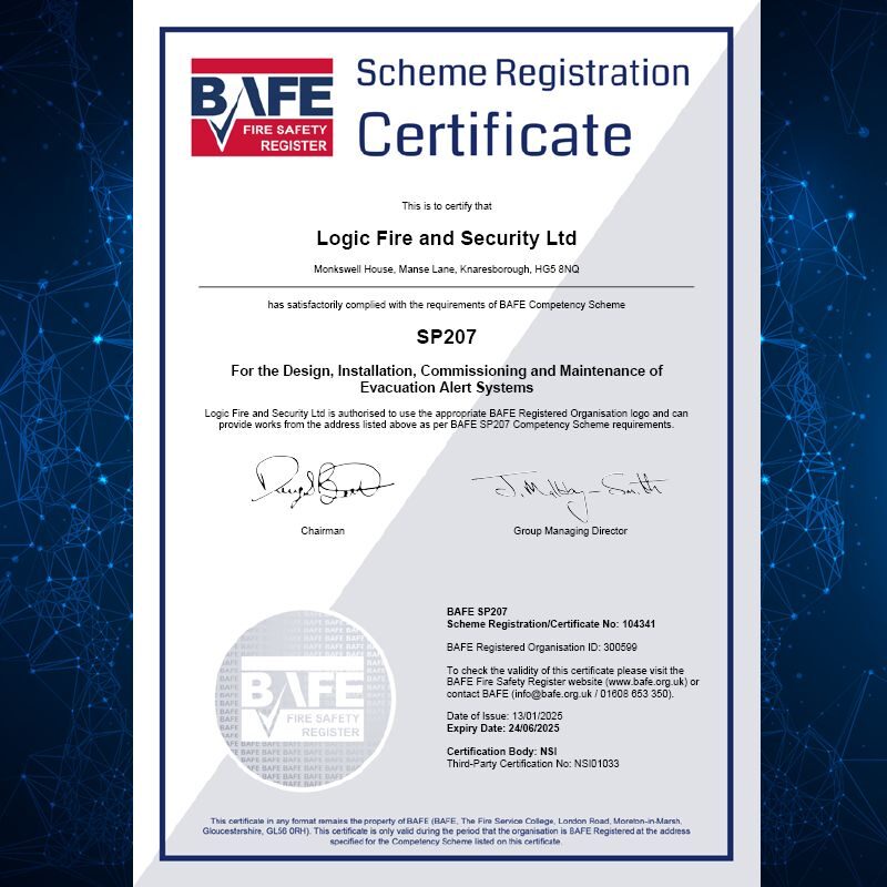 Fire And Security Systems | UK Wide Coverage | Logic Fire & Security